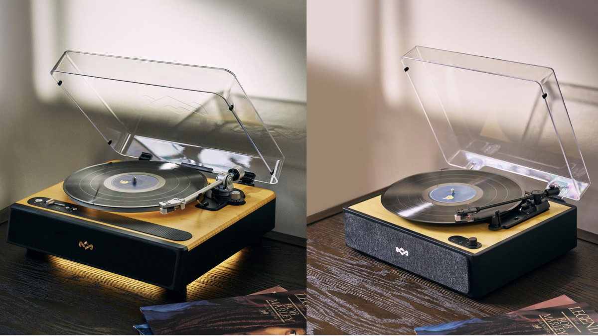 House of Marley’s new affordable record players have built-in speakers ...
